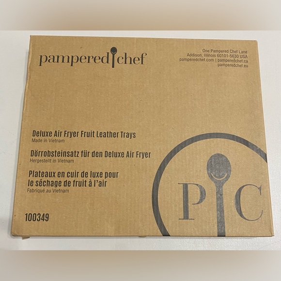 Pampered Chef | Kitchen | Pampered Chef Deluxe Air Fryer Leather Trays ...